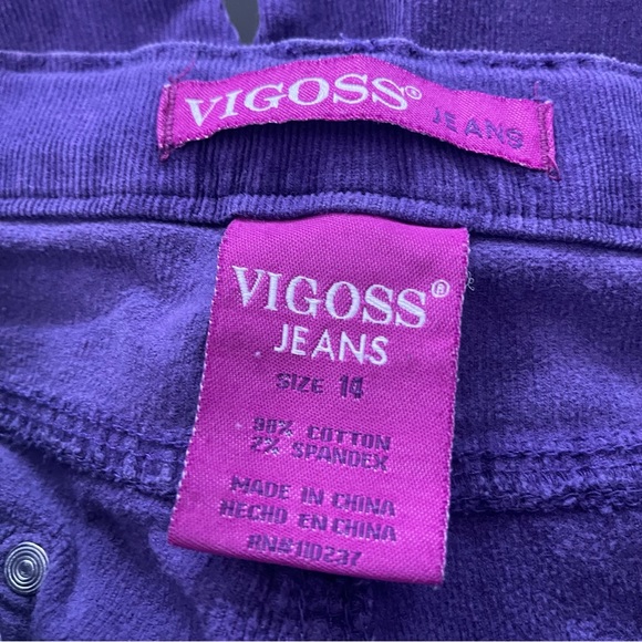 Vigoss | Bottoms | Vigoss Girls Purple Jeans 4 | Poshmark